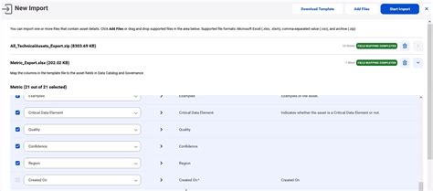 Re Import Assets Using Search Results Exported File