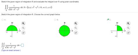 answered sketch the given region of integration… bartleby
