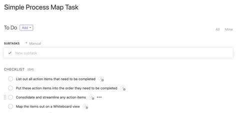 Process Map Templates For Clickup Excel Word