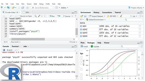 Getting Started With RStudio And R Part 2 YouTube