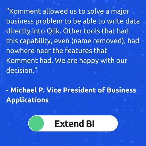 extend bi on linkedin komment extendbi komment customerfeedback