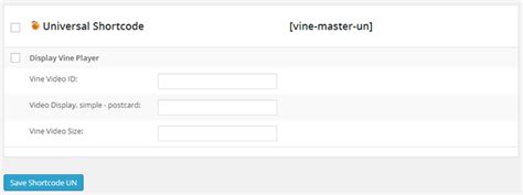 Techgasp Vine Master Backend Shortcode Un Techgasp