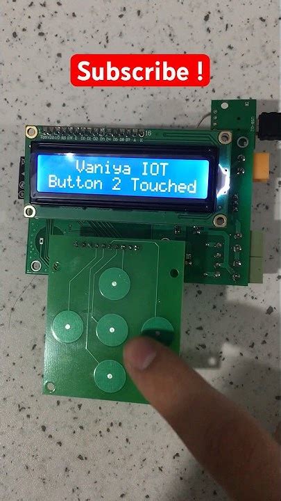 Touchpad With Esp32 And Custom Pcb Esp32 Electronics Iot Diy Youtube