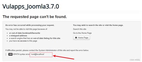 Joomla370 Cve 2017 8917 Sql注入漏洞复现 Csdn博客