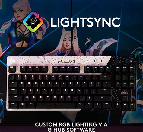 Logitech G Pro K Da Lol Mechanical Gaming Keyboard Tenkeyless Design Detachable Micro Usb