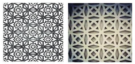 Examples Of Meshes With Hexagonal A Jour Structure Inspired By Religion Download Scientific