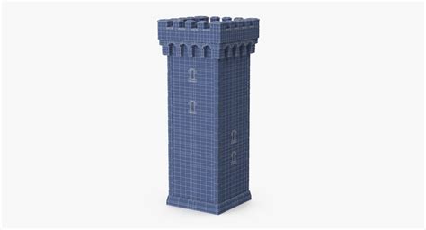 Minecraft Square Medieval Tower