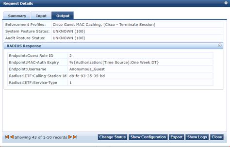 CPPM Guest With Cisco WLC CoA Issues Security