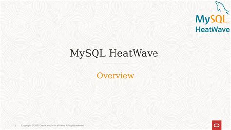 Mysql Heatwave Automl Short Overview Speaker Deck