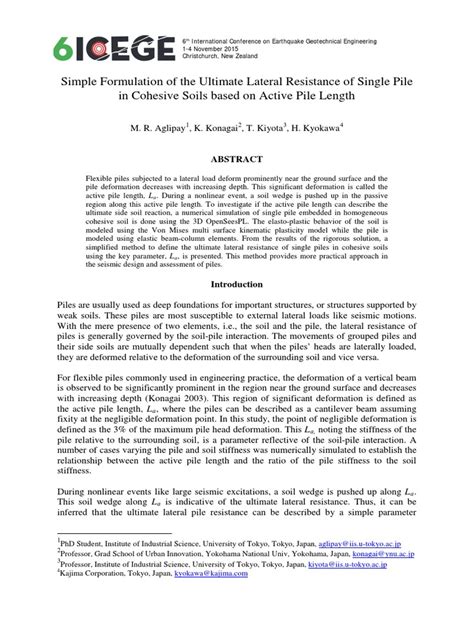 Simple Formulation Of The Ultimate Later Download Free Pdf Youngs Modulus Elasticity