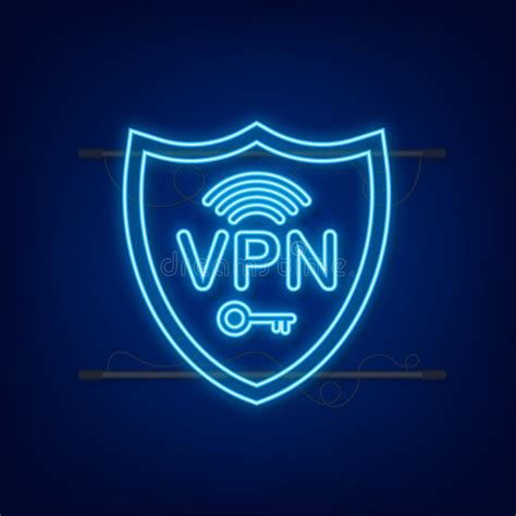 Secure Vpn Connection Concept Virtual Private Network Connectivity