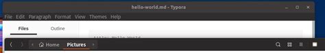 Typora Tool Bar Works Weird At Ubuntu Default Theme Issue Typora Typora Issues