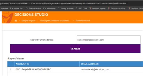 Add Parameters When Viewing A Dashboard Decisions