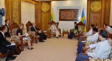 ျမန္မာႏွင့္ဘက္ေပါင္းစုံ ဆက္ဆံေရး တုိးျမႇင့္သြားမည္ဟု ဆြီဒင္ေျပာ