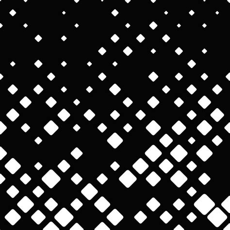 Geometrical Random Square Pattern Background Monochrome Vector Illustration Vector