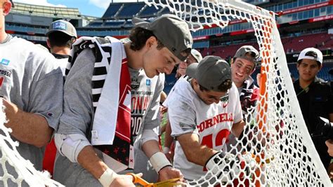 Ncaa Mens Lacrosse Cornell Defeats Maryland To End Title Drought