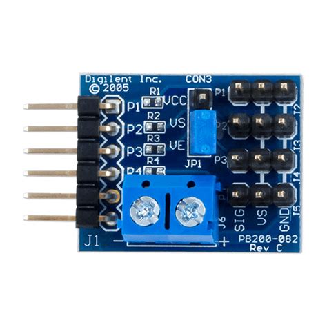 Pmod Con3 R C Servo Connectors Digilent