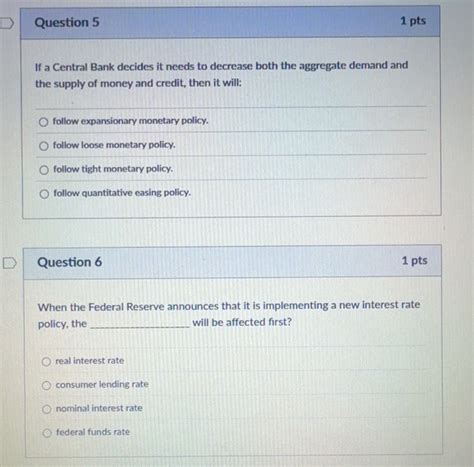 Solved If A Central Bank Decides It Needs To Decrease Both The