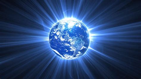 Glowing Globe Representing Internet Networks And Immersive Technology Global Connectivity Stock