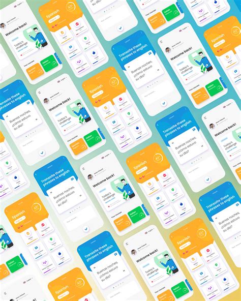 Language Learning App Ui Design On Behance