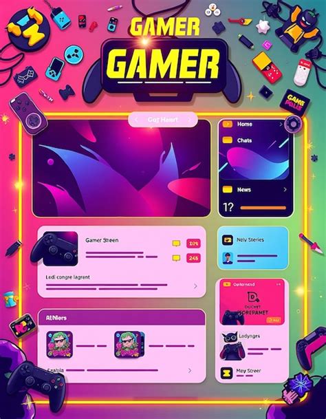 Page Game Menu Design Images Free Download On Freepik