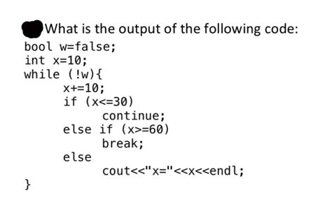 answered what is the output of the following… bartleby