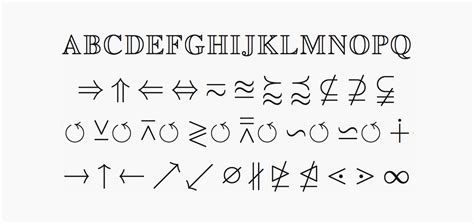 Manual Math Fonts