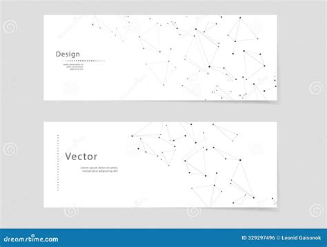 Vector Connect Lines And Dots Stock Vector Illustration Of Medical