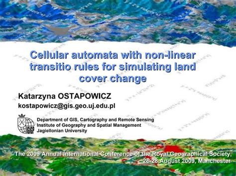 Cellular Automata With Non Linear Transitio Rules For Simulating Land