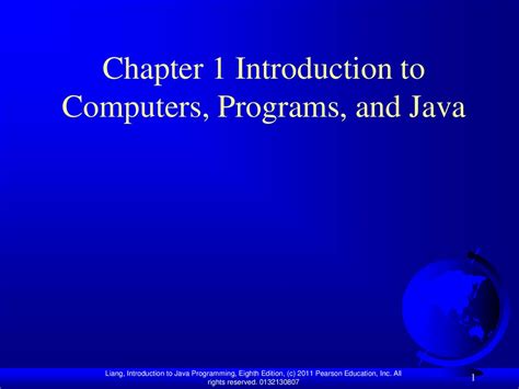 Introduction To Computers Programs And Java Chapter 1 презентация