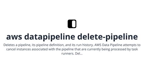 Aws Datapipeline Delete Pipeline Fig
