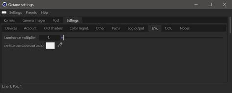Octane Environment Lights