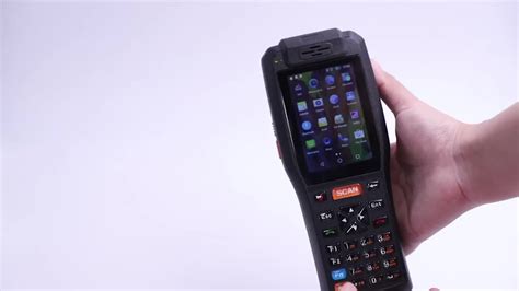 Mobile Terminal Barcode Scanner Inventory Android Pda With Touch Screen