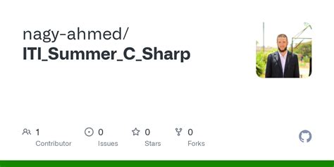 github nagy ahmed iti summer c sharp