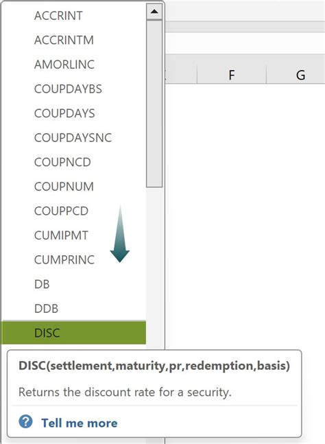DISC Function In Excel Syntax Examples How To Use