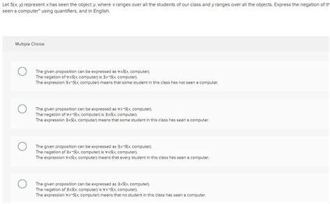 Solved Let Cx Be The Propositional Function X Is In Your