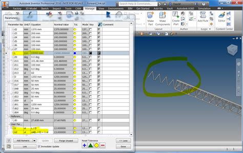Small Issue Here Patterns And Parameters Inventor 2016 Sp1 Autodesk