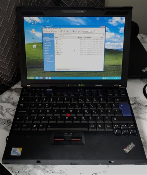 New To Me X200 With Linux Themed As Windows Xp Brings Back Old Memories R Thinkpad
