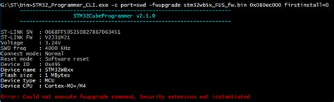 Wb55 Fus Upgrade Fails Keep Getting Security Ext Page 3 Stmicroelectronics Community