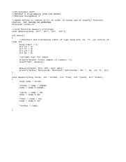 Midterm Assignment 3 Cpp Christopher Huff 2019OCT C Programming COS 116 OL009 Midterm