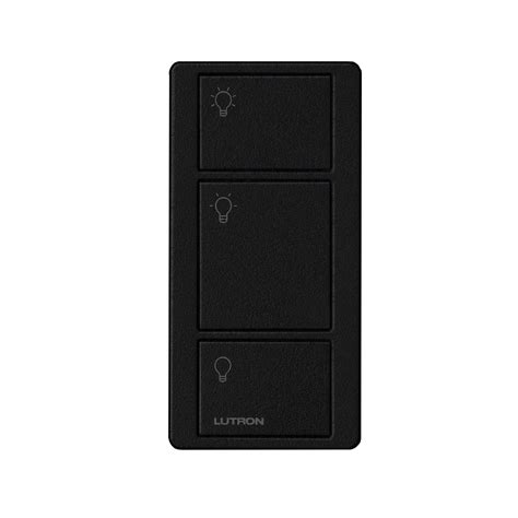 Lutron Pico Wireless Black Remote Control 3 Button