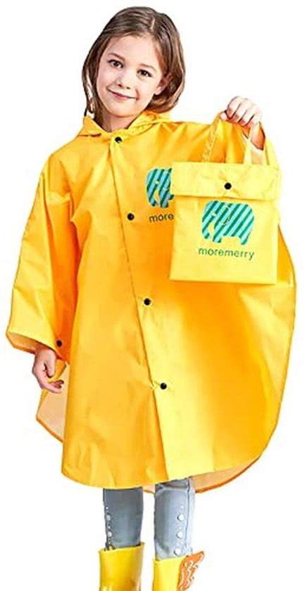 Regenjas Voor Kinderen Waterdicht En Opvouwbaar Regenponcho Met