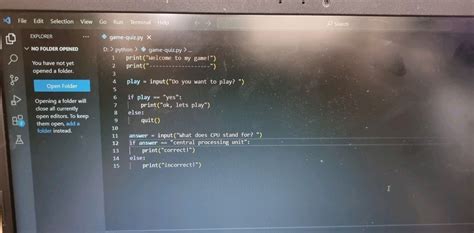 Mathew Tattersall On Linkedin Creating A Quiz Using Python