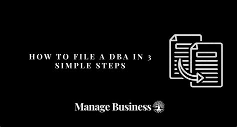 How To File A DBA In 3 Simple Steps Assumed Name Guide Manage Business