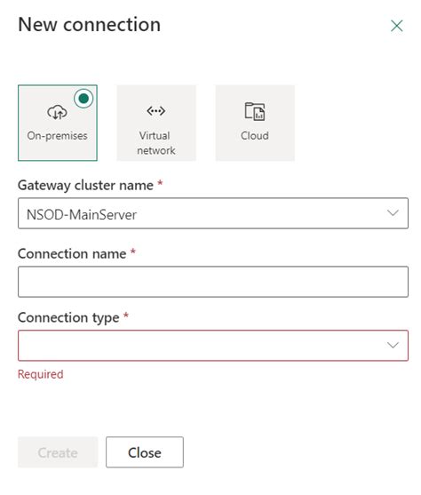 getting on premises data into microsoft fabric using the data gateway