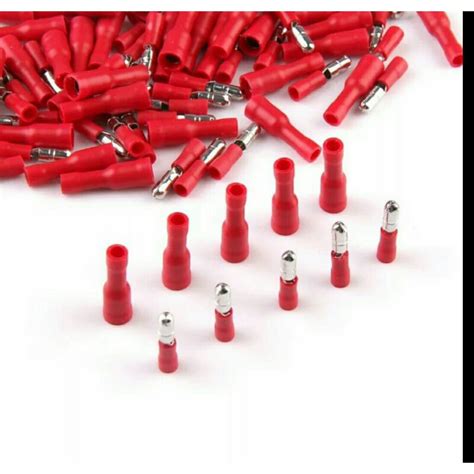 Jual Crimp Connector Skun Bulat Penyambung Kabel 1 Merah Shopee