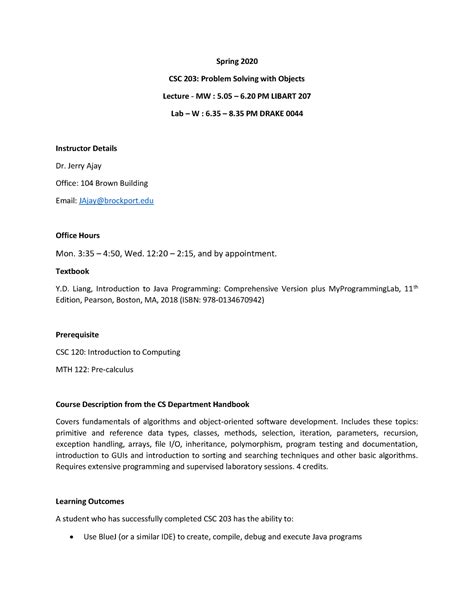 Csc203pdf Understand A Data Structures Spring 2020 Csc 203 Problem Solving With Objects