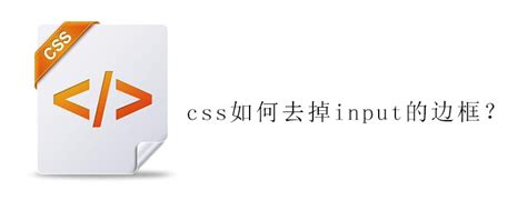 html隐藏input边框线 css如何去掉input的边框？ csdn博客