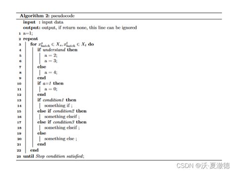 Tex 伪代码常用模板tex中伪代码 Csdn博客 Tex 伪代码常用模板tex中伪代码 Csdn博客