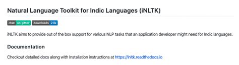 Nlp Libraries For Indian Languages Nlp For Indian Languages